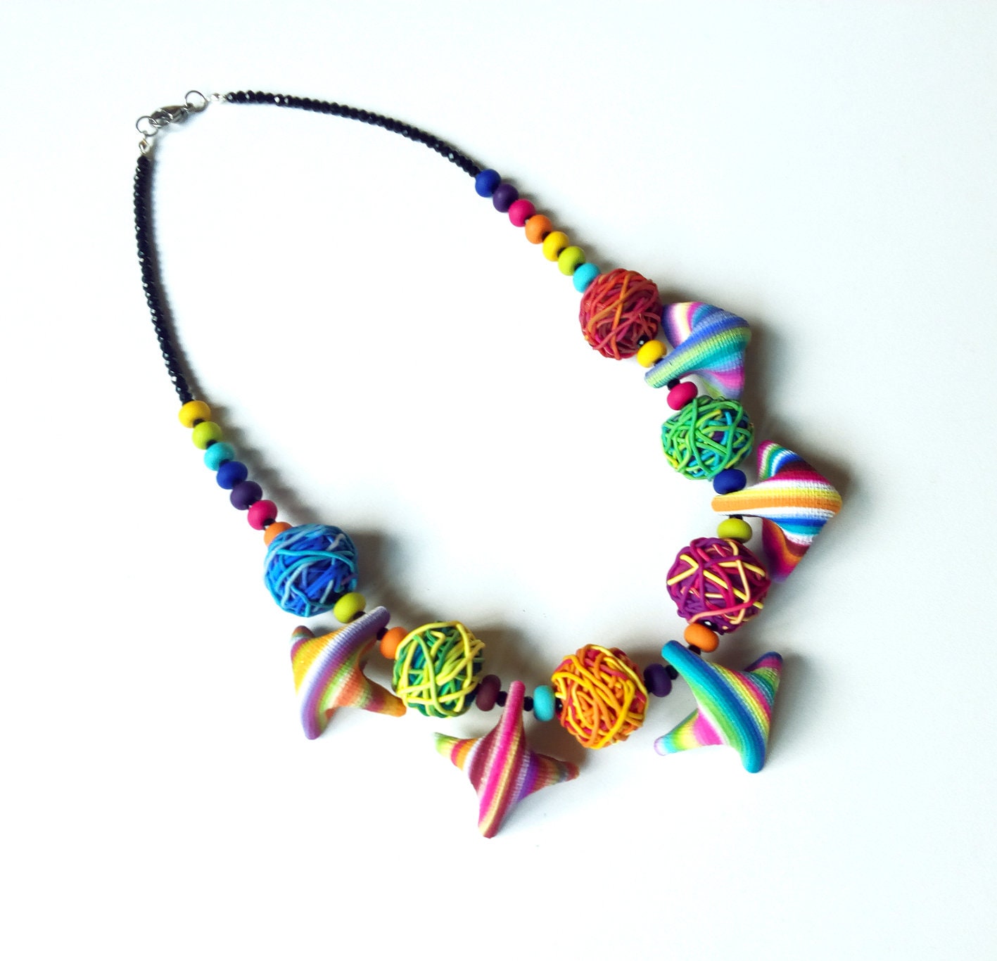 Polymer Necklace Clothes and Skeins, Made to Order, Handmade. - Etsy