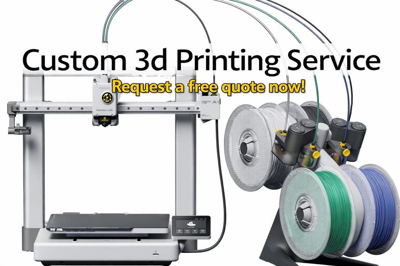 Custom 3d Printing Service - Etsy