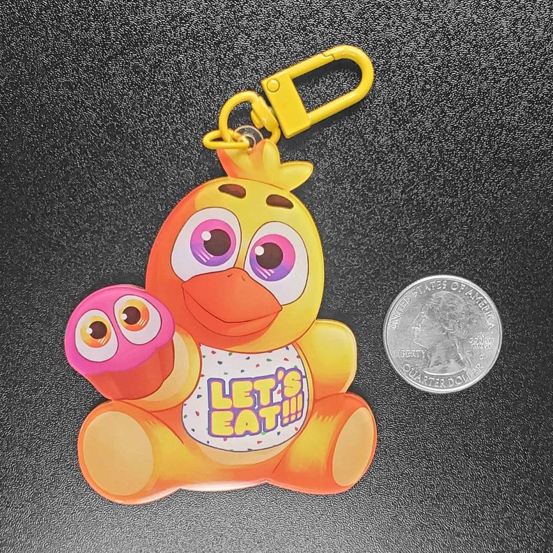 FNAF Plushie Keychains - 3in Double Sided - Full Bleed - Etsy