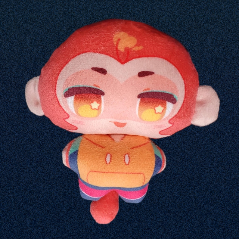 Shadowpeach - Sun Wukong & Macaque - MK LMK - 10cm Squeaky Plushie ...