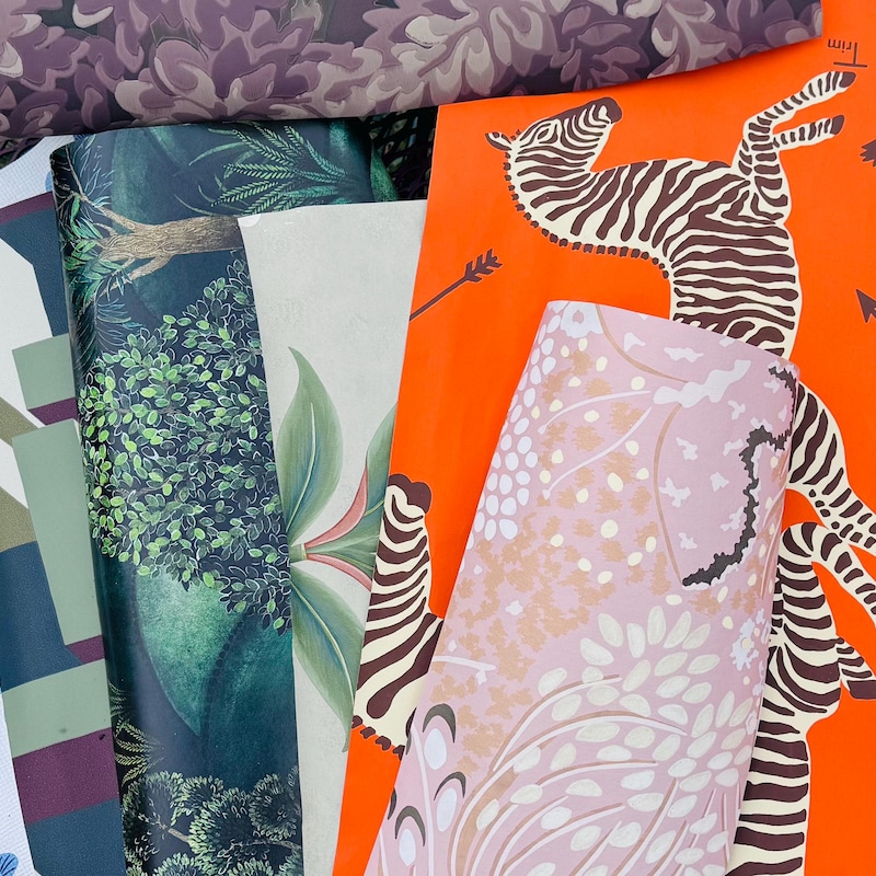 Wallpaper Scraps - Etsy