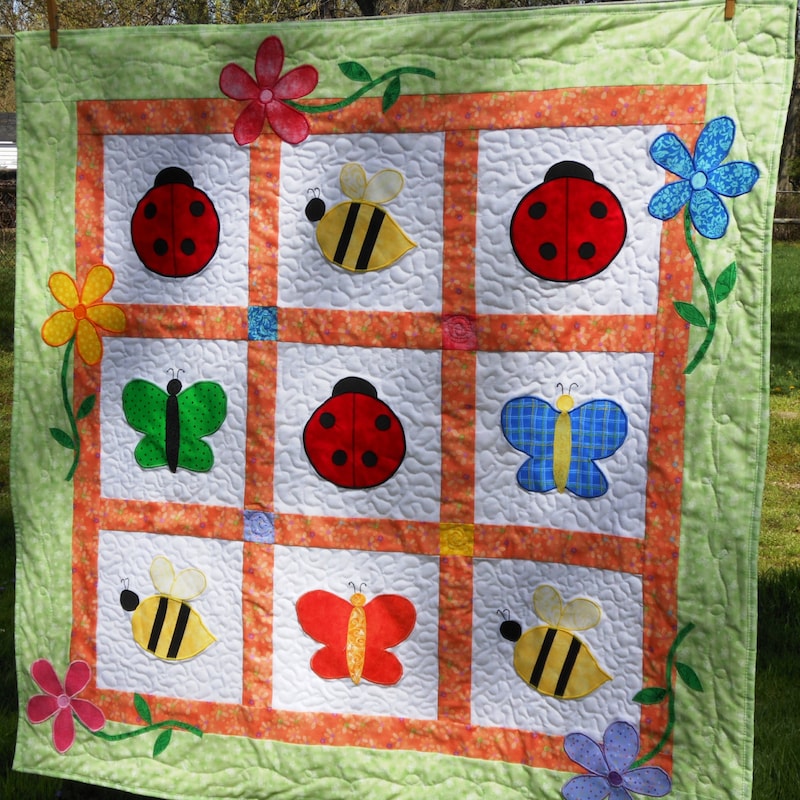 Bug Quilt Pattern - Etsy Australia