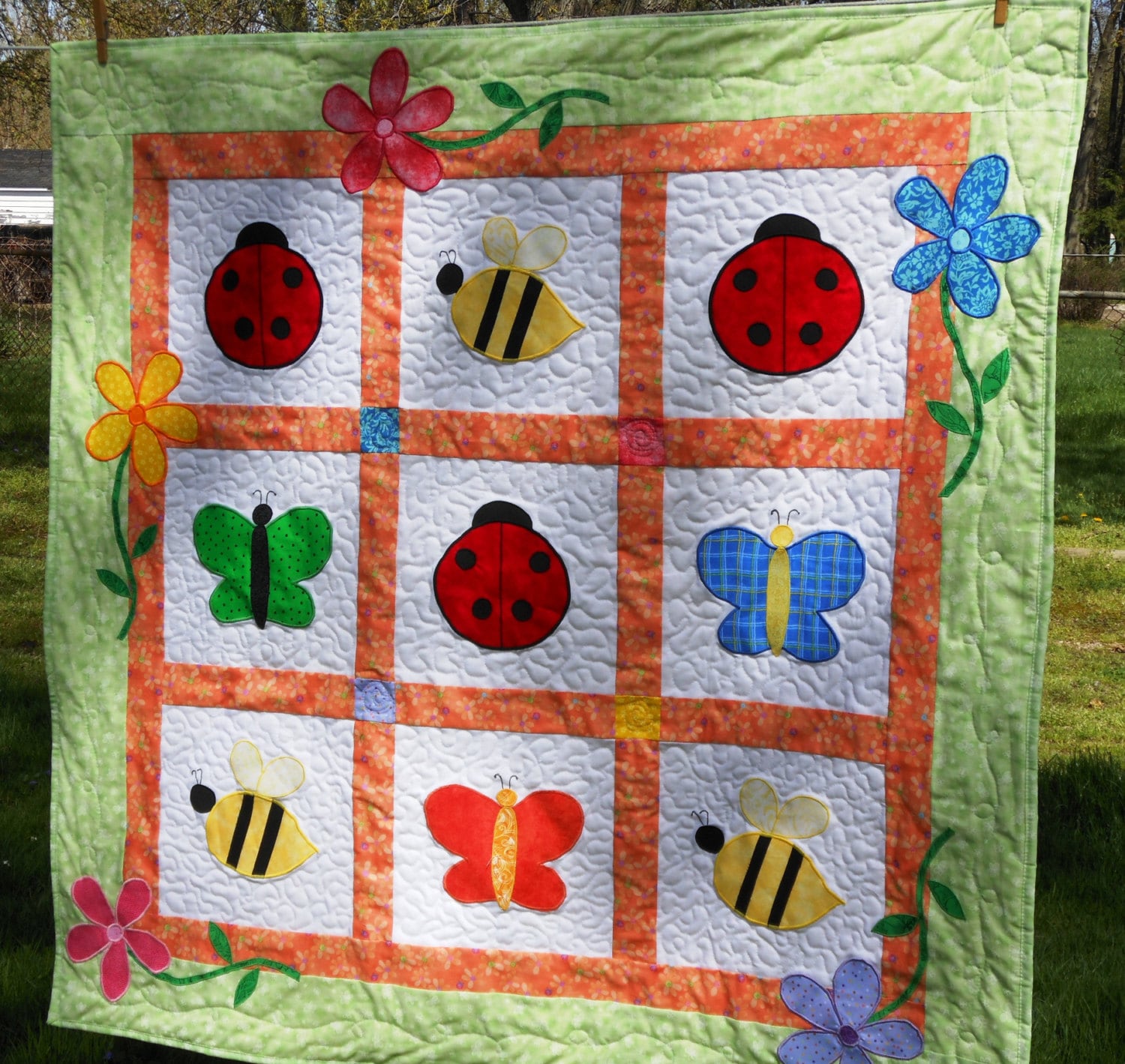 Baby Bugs PDF Quilt Pattern - Etsy