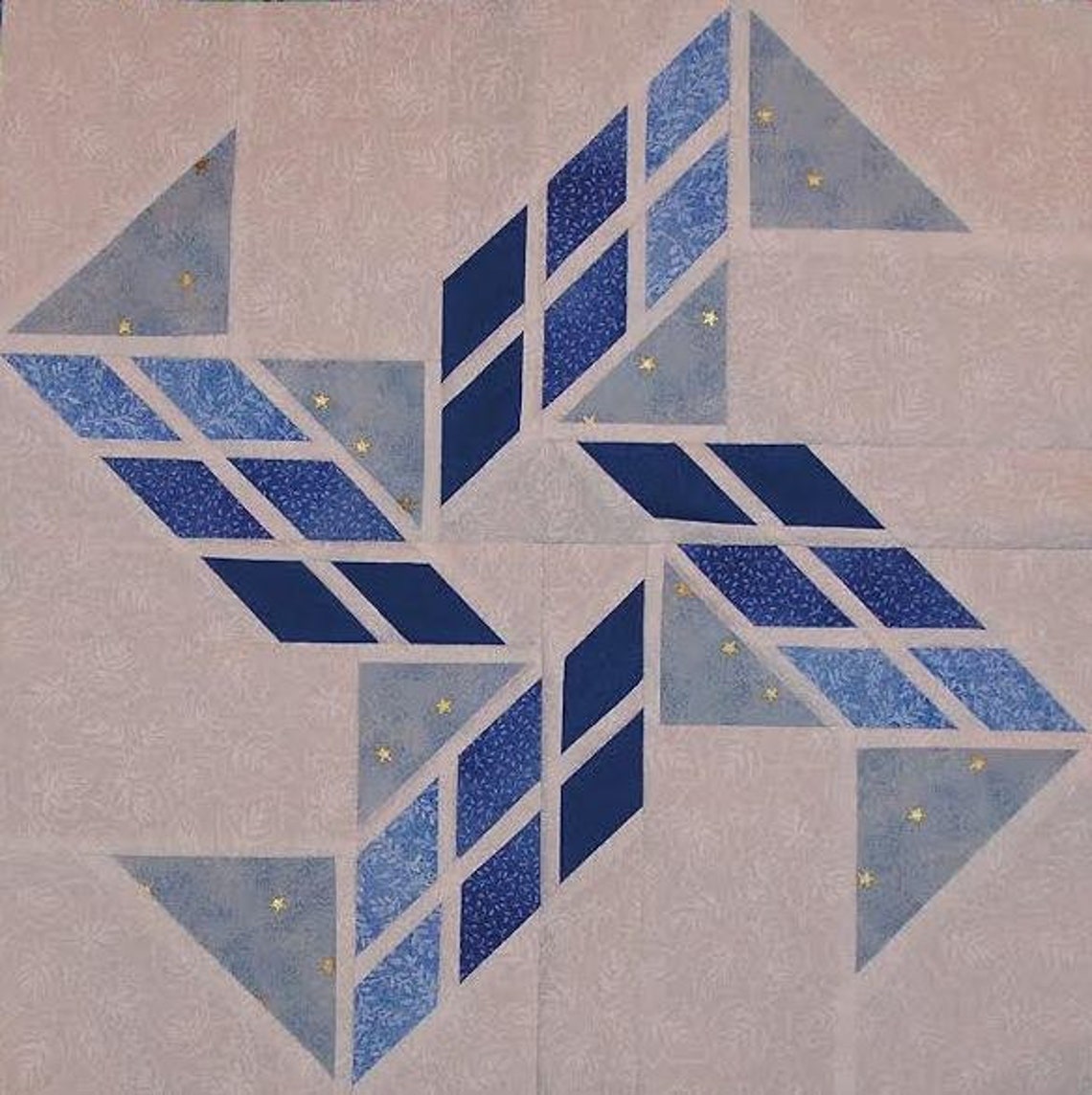 Hurricane Paper Pieced Quilt Block PDF Pattern - Etsy