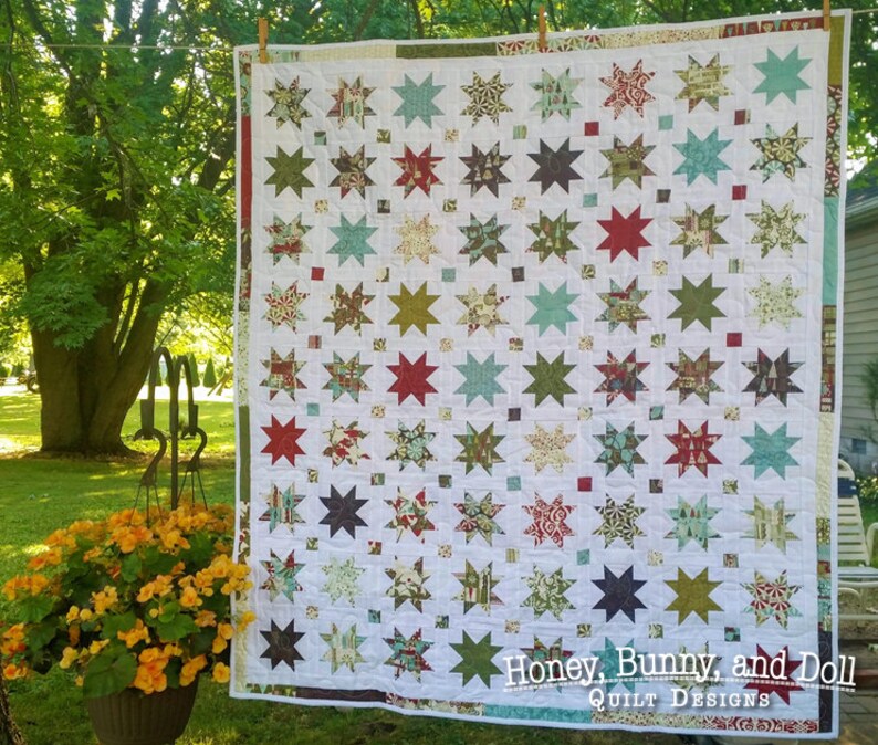 Starlight PDF Quilt Pattern - Etsy