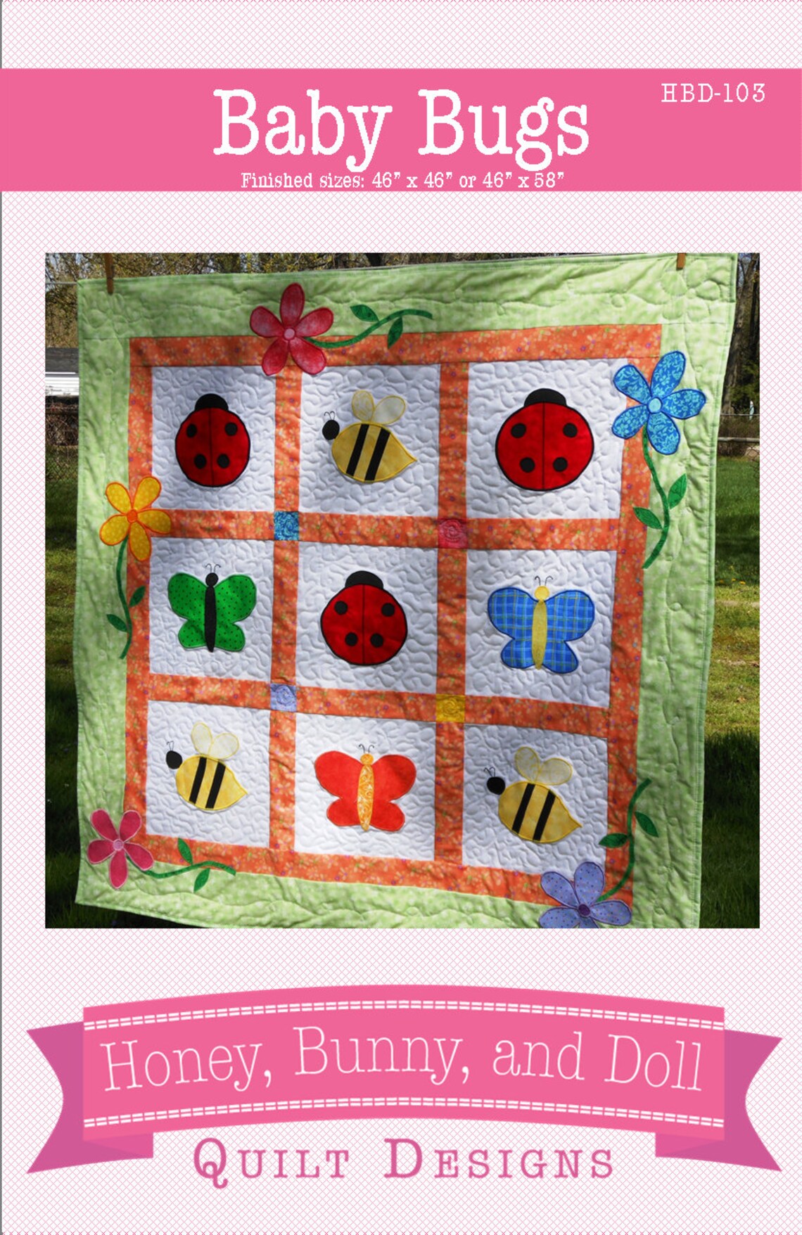 Baby Bugs PDF Quilt Pattern - Etsy Norway