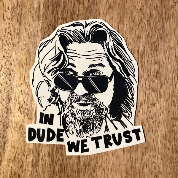 The Dude Bumper Sticker - Etsy