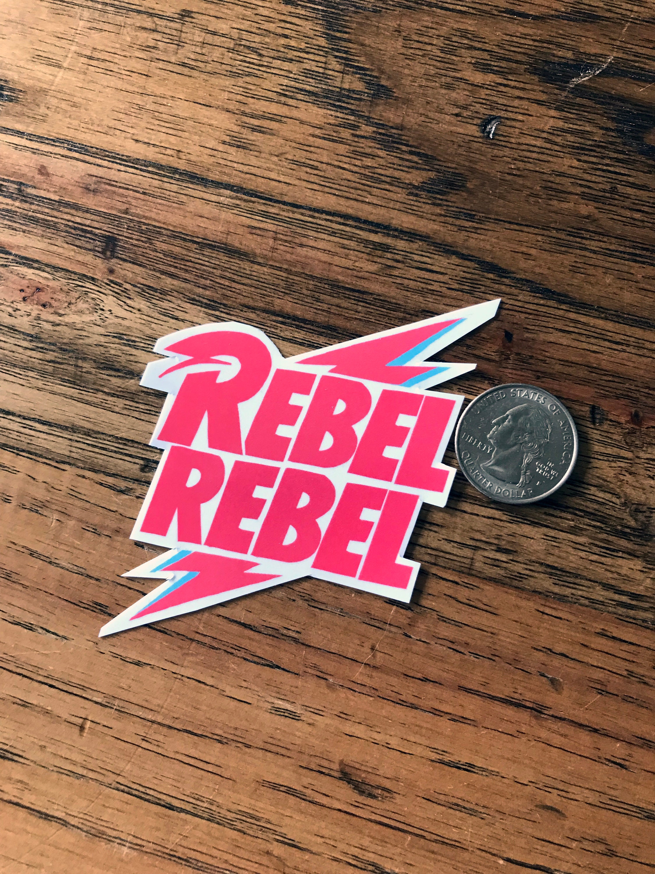David Bowie Rebel Rebel Sticker decal vinyl glossy laptop | Etsy