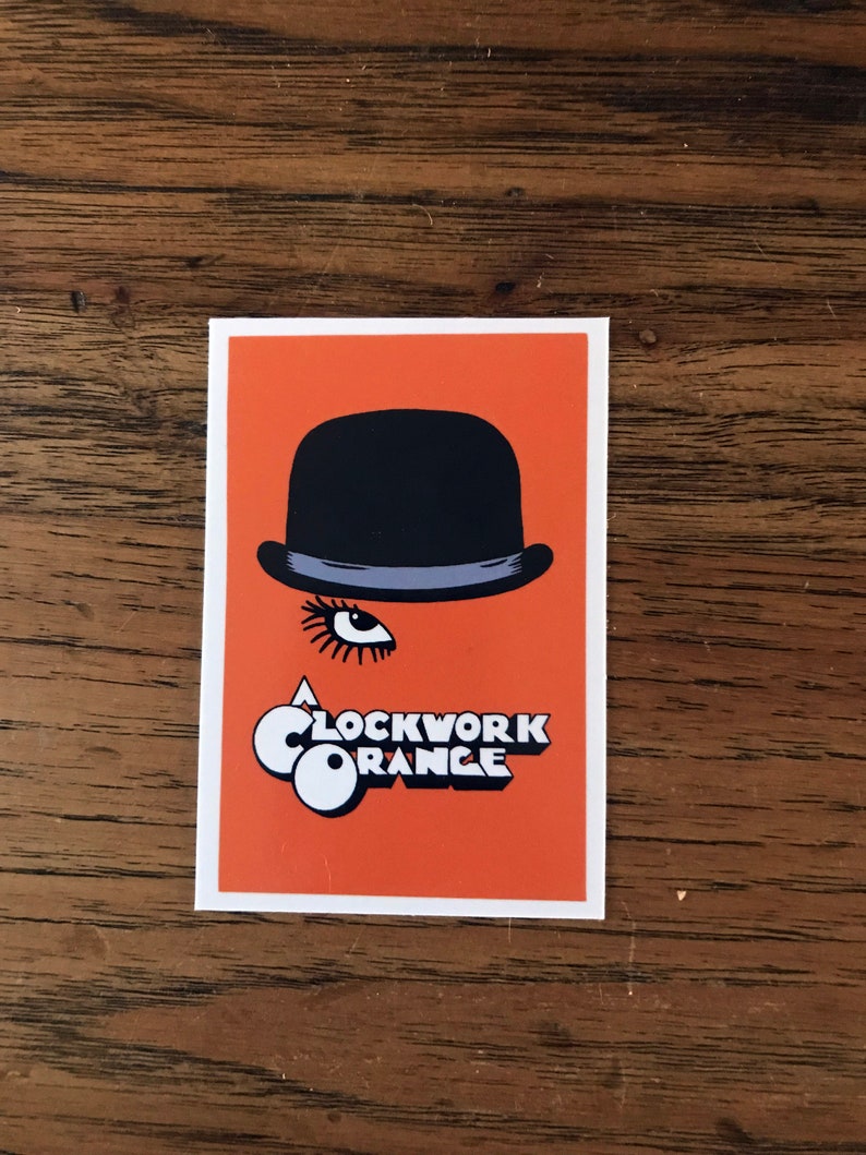 A Clockwork Orange Sticker Decal Vinyl Glossy Laptop Locker | Etsy