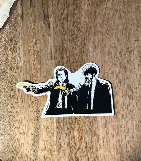 Pulp Fiction Sticker Samuel L. Jackson John Travolta - Etsy