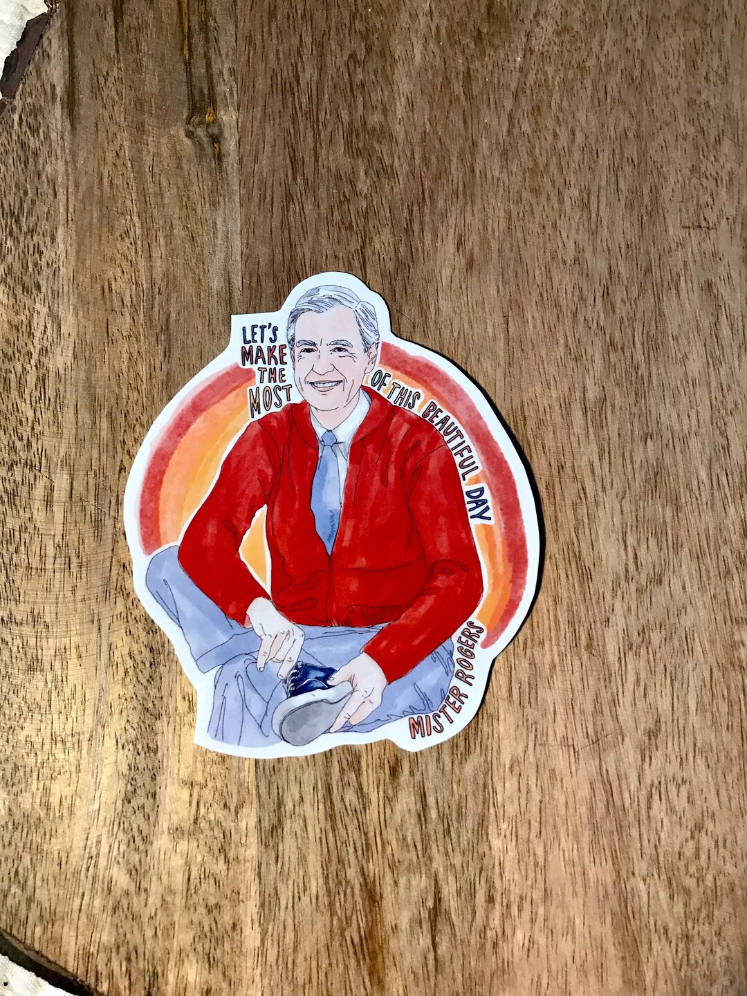 Mister Rogers Sticker - Decal Vinyl Glossy Laptop Notebook Locker ...