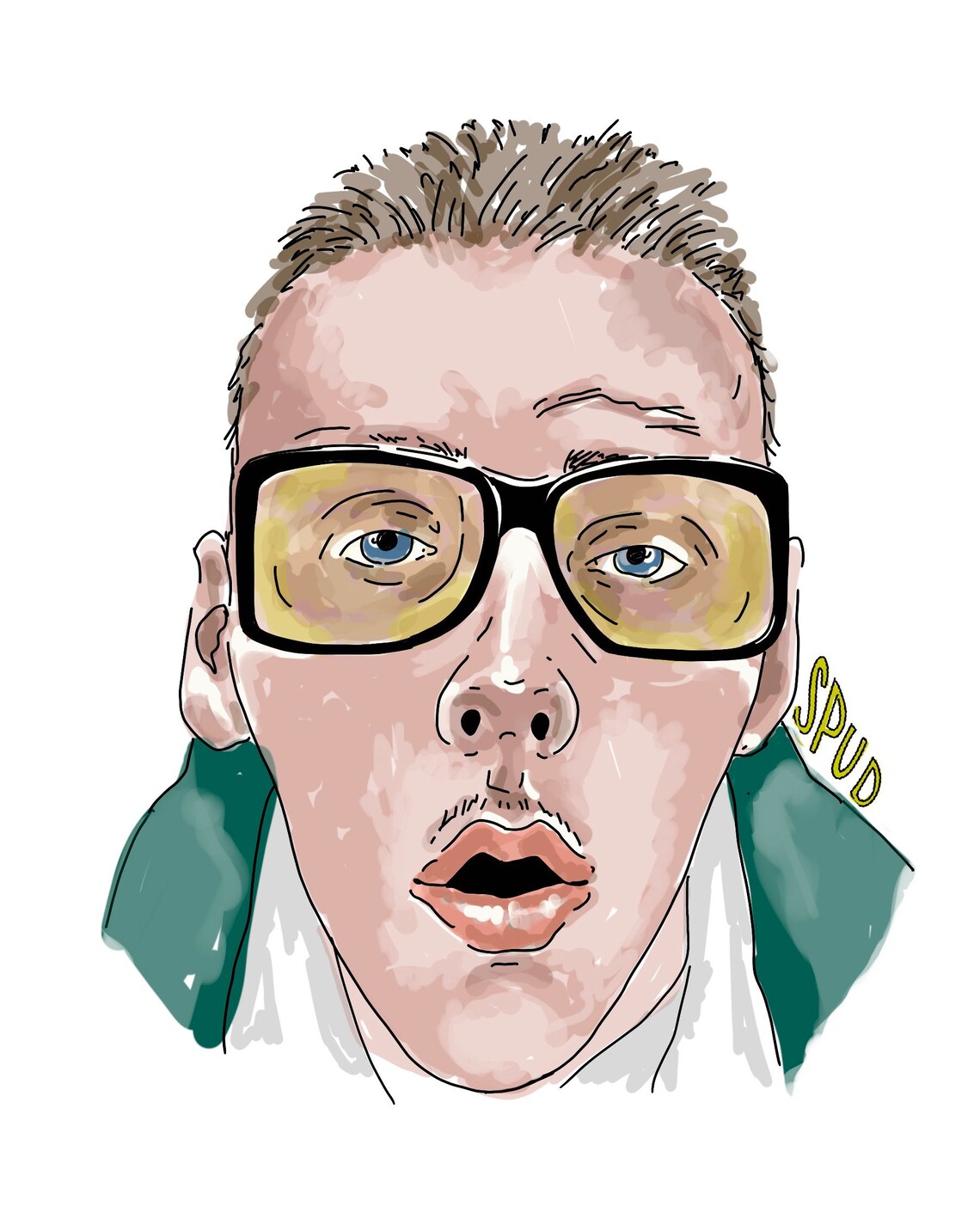 Spud Trainspotting Sticker decal vinyl glossy laptop - Etsy