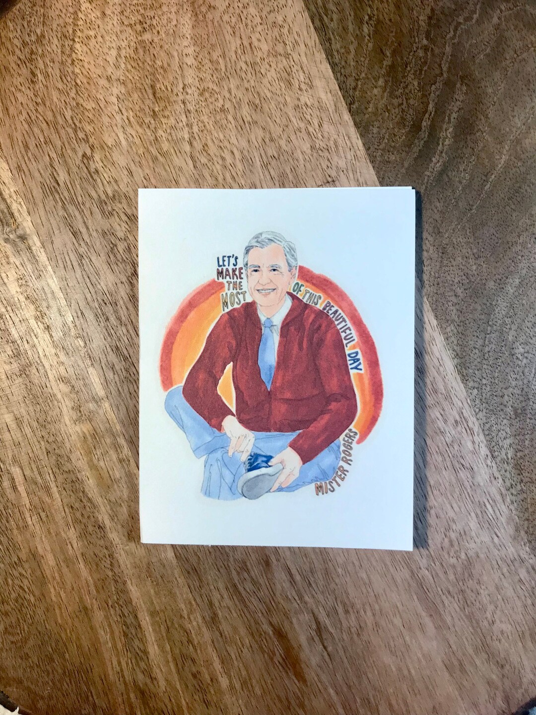 Mister Rogers Mr. Make the Most of This Beautiful Day Fun Greeting Card ...