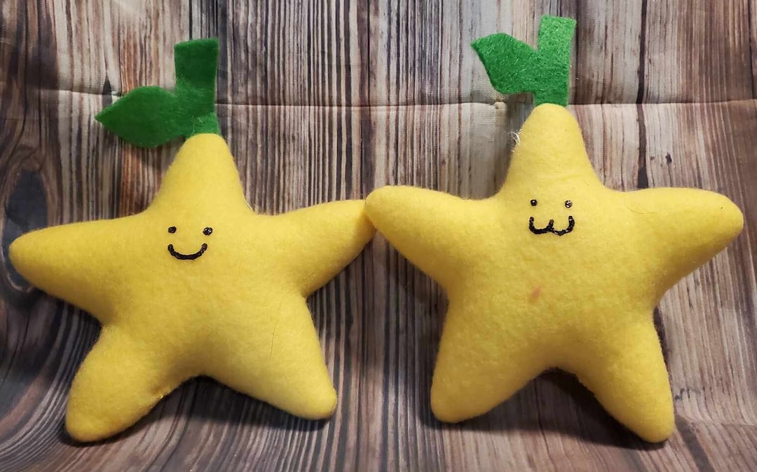 Small Star Fruit Plush Toy - Etsy