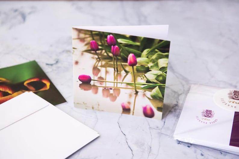 Spring Florals | 4 Blank Greeting Cards | Floral Blossom Photography ...