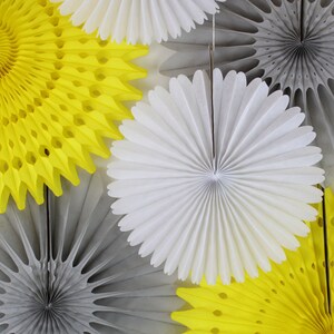 Birthday Party Decorations 6 Tissue Paper Fans Decor Kit , Weddings ...