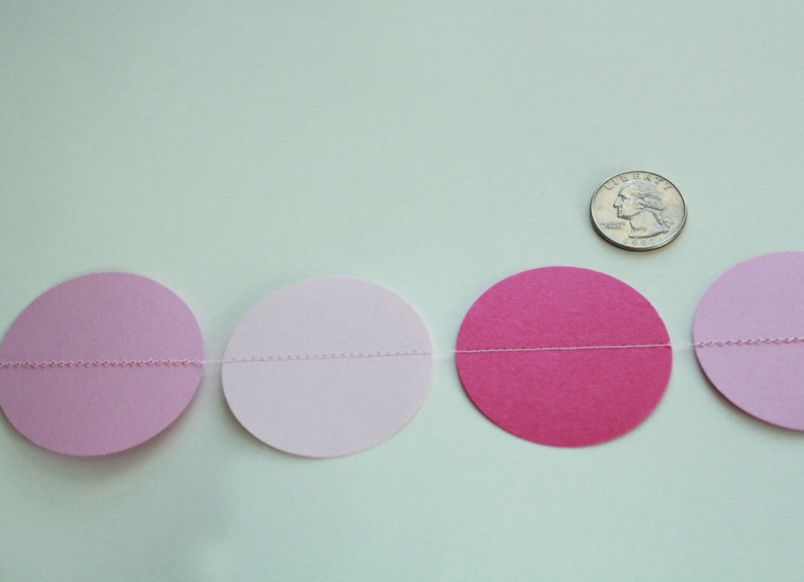 Paper Garland Pick Your Custom Colors Birthday Party | Etsy