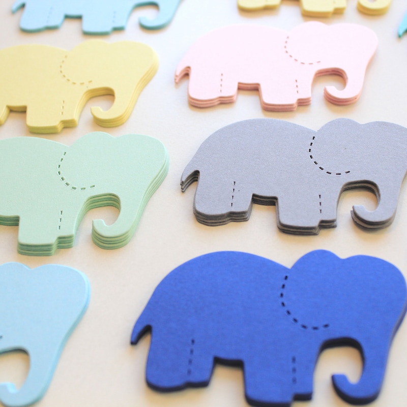 Elephant Cut Outs - Etsy