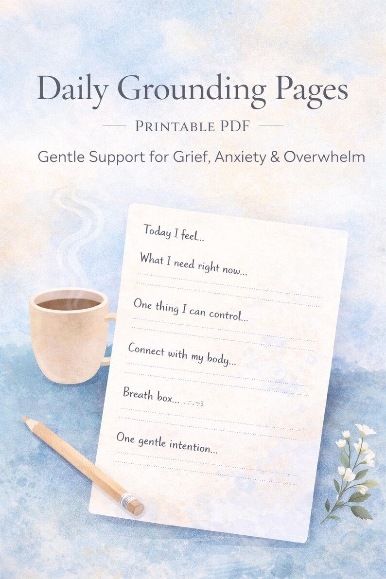 Daily Grounding Pages (printable PDF) - Etsy