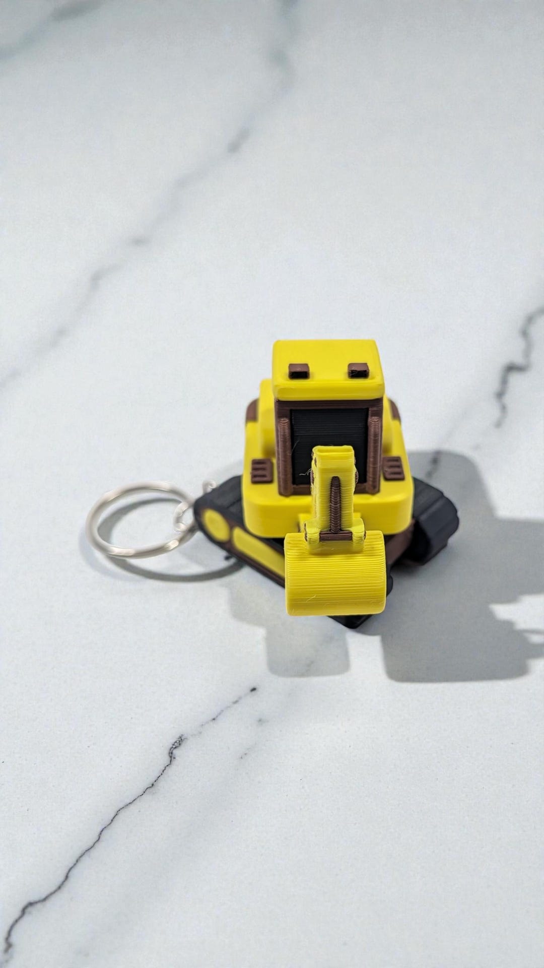 3D Printed Excavator Fidget Clicker | Construction-themed Stress Relief ...