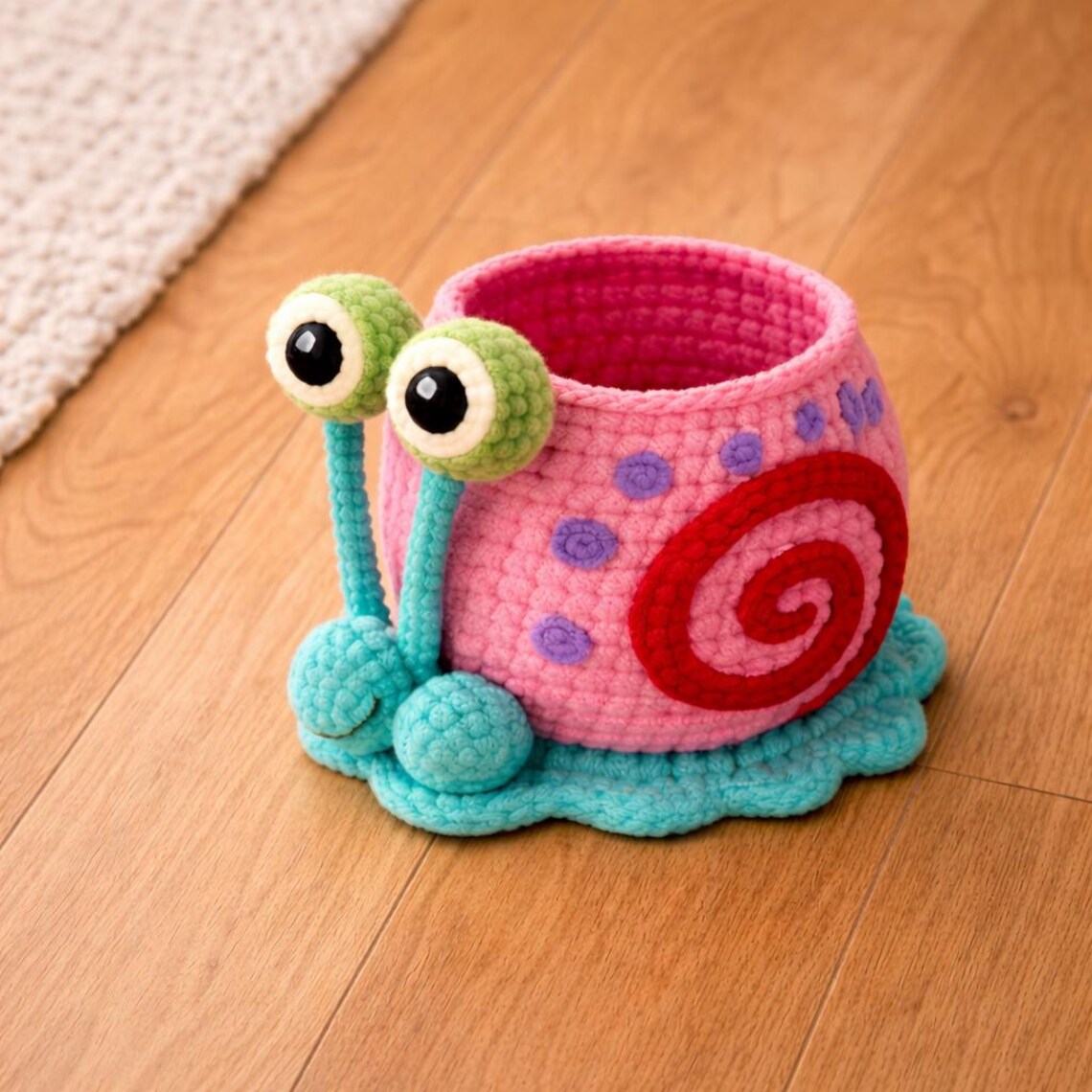 Snail Keychain Crochet Pattern PDF | Cute Amigurumi Snail | Mini ...