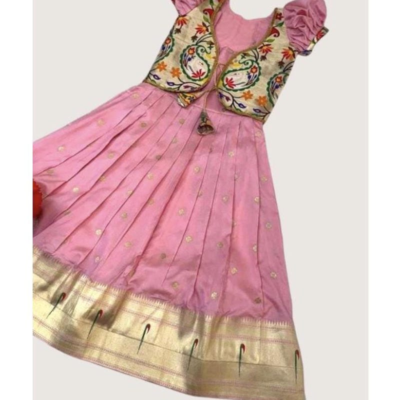 Paithani Pavadai - Etsy