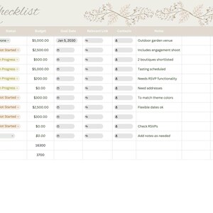 Wedding Planner Digital Download | Printable Wedding Checklist | Canva ...