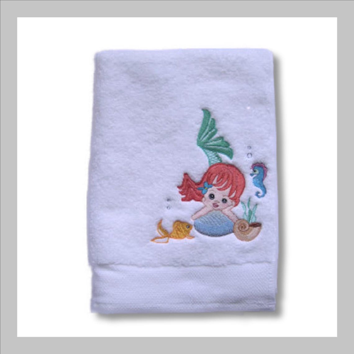 Mermaid - Machine Embroidery Designs - Precious Mermaids - SET of 9 - Etsy