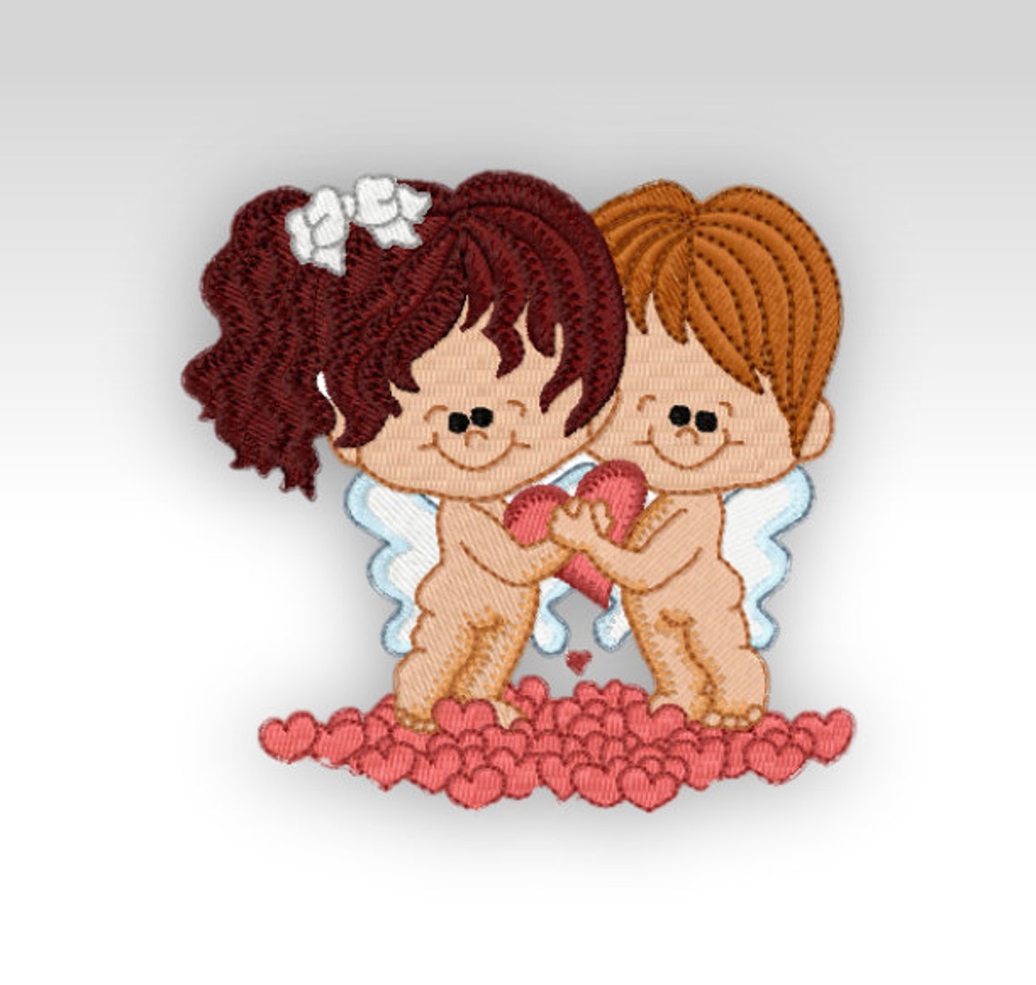 Valentine Machine Embroidery Designs Valentine Couples - Etsy