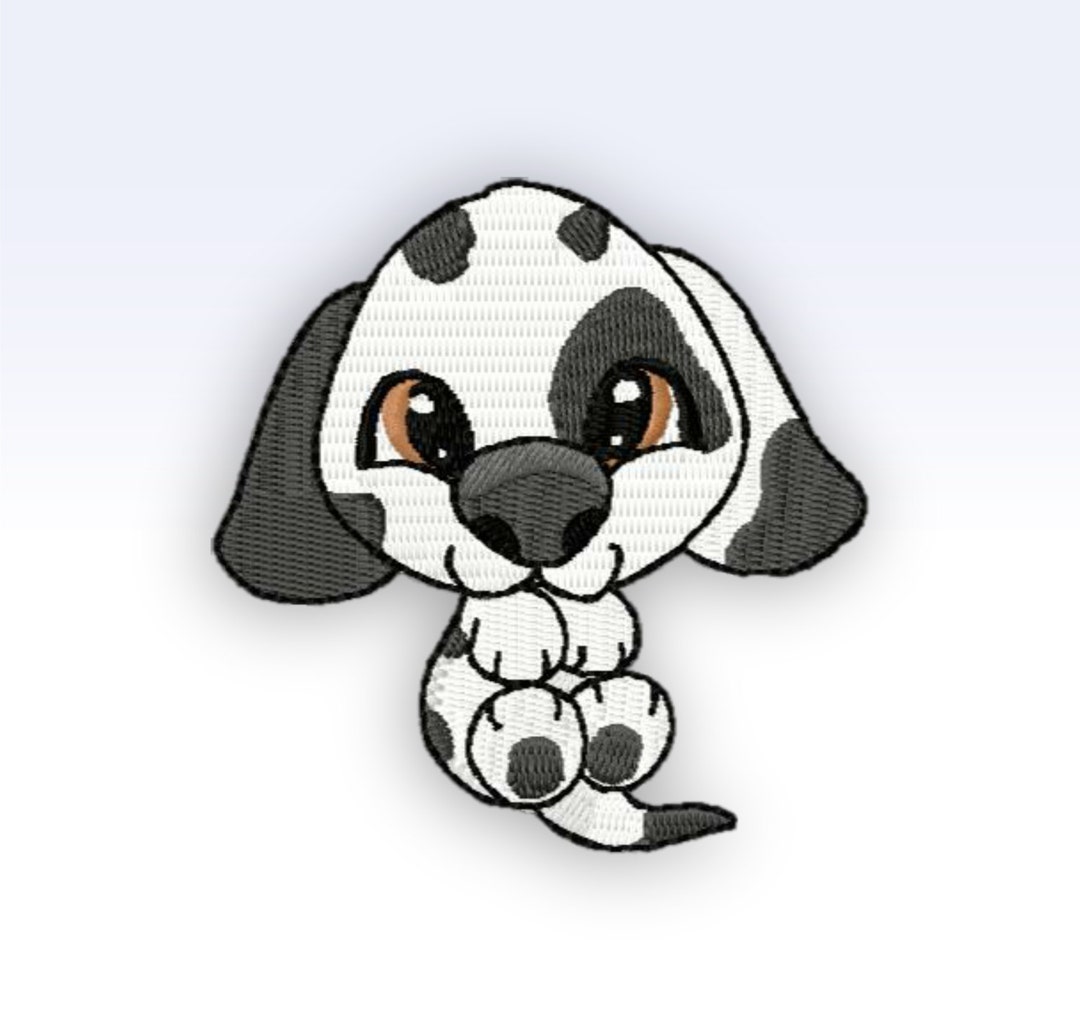 Puppy - Machine Embroidery Design - Puppy 2 Sizes - Etsy