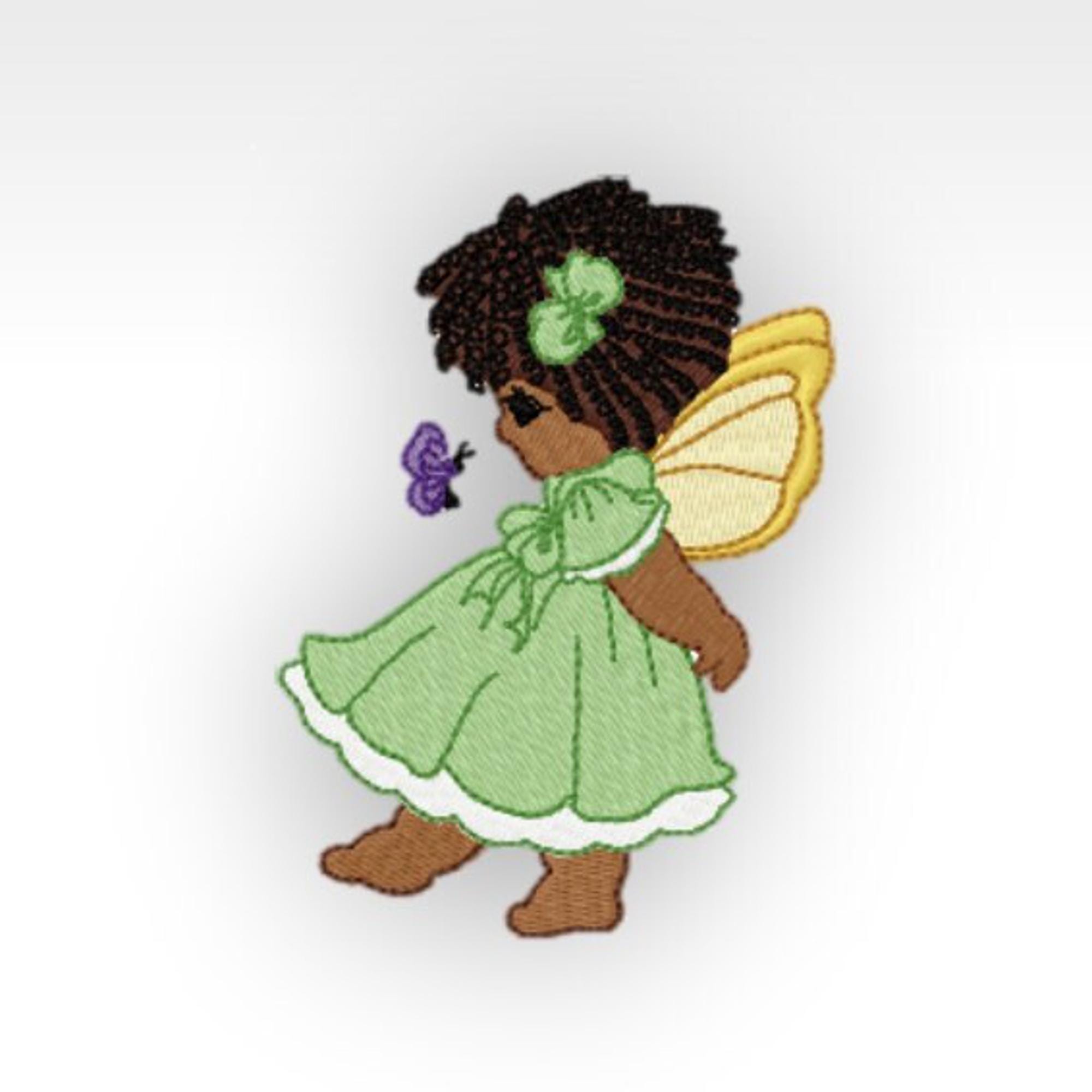 Fairy - Machine Embroidery Designs - Dainty Fairies - Set of 10 - Etsy