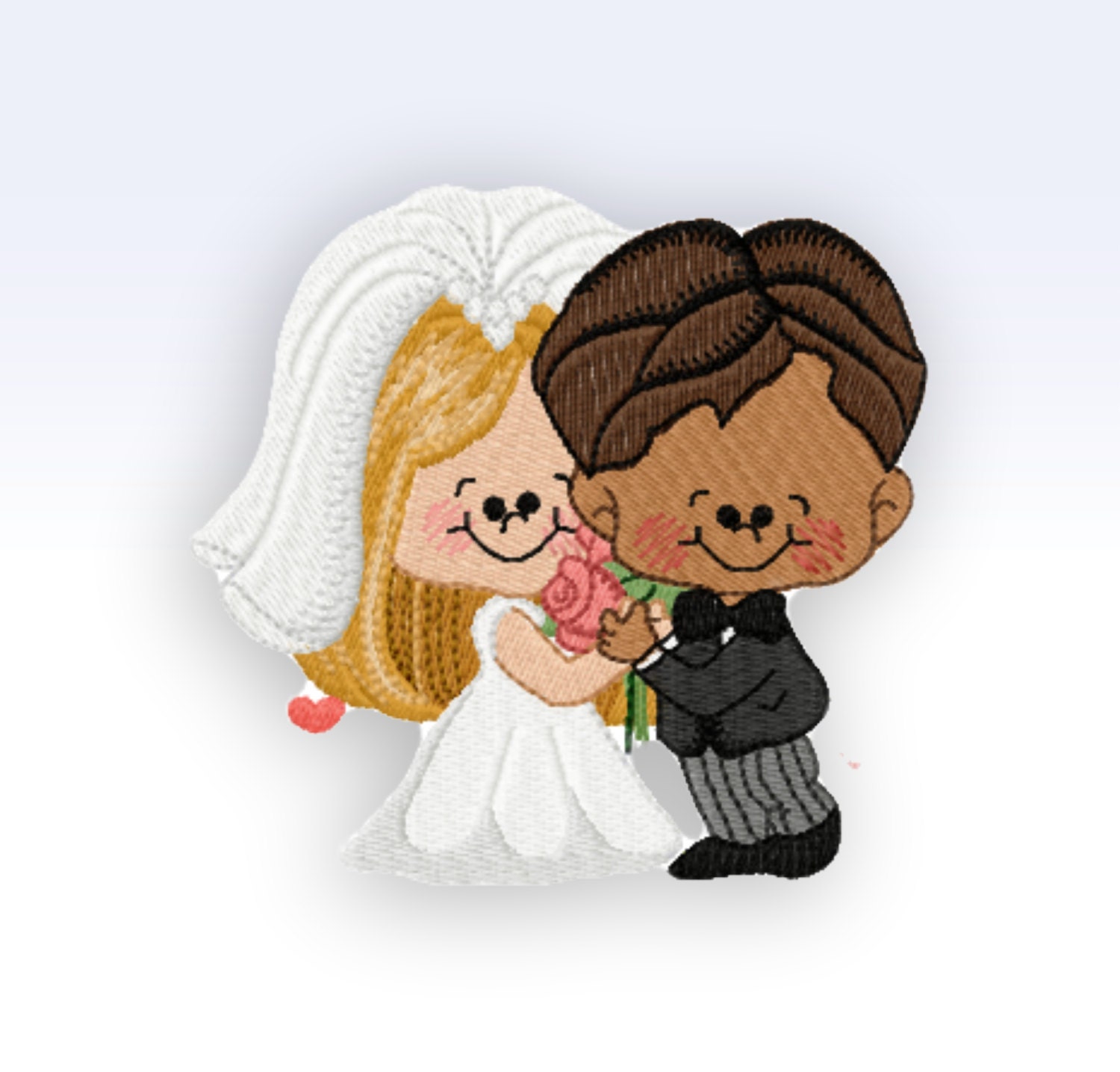 Wedding Machine Embroidery Design Wedding Couple 3 - Etsy