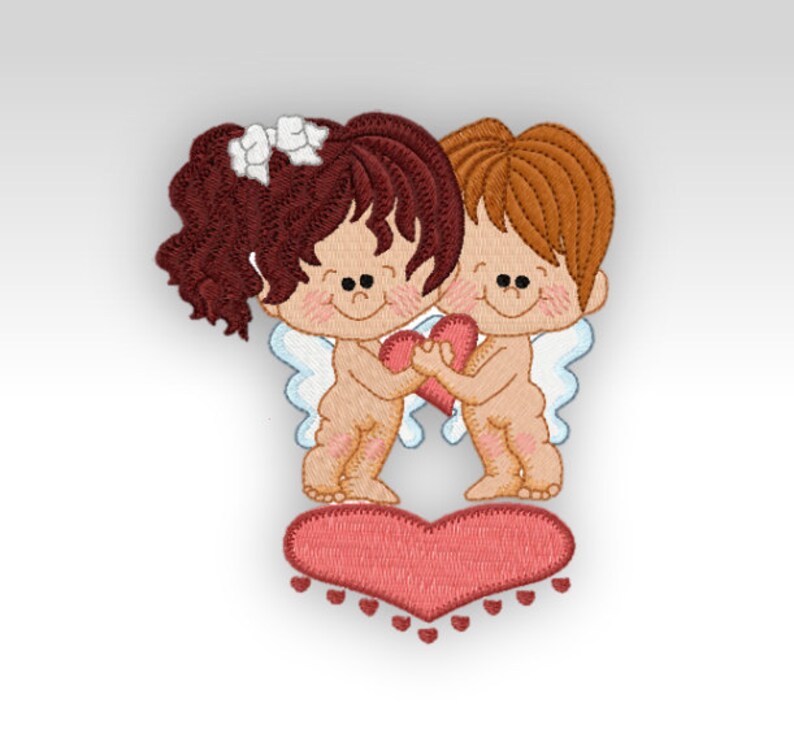 Valentine Machine Embroidery Designs Valentine Couples - Etsy
