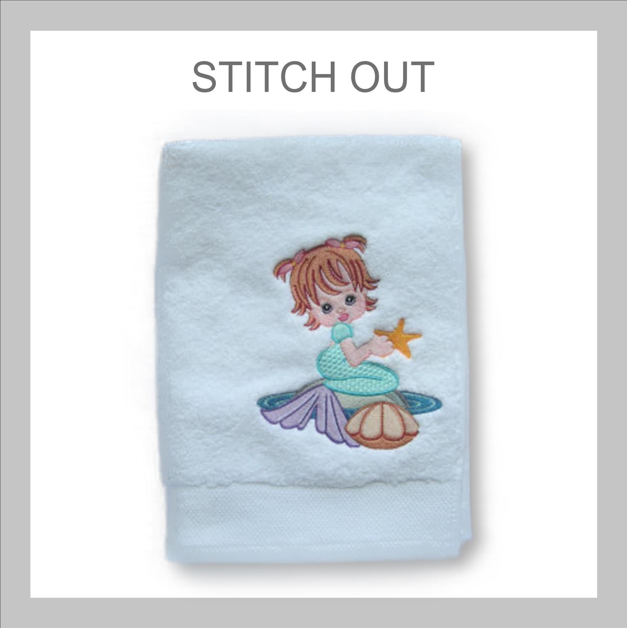 Mermaid - Machine Embroidery Designs - Precious Mermaids - SET of 9 - Etsy