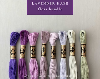 Misty Mountain Embroidery Floss Bundle - 8 Curated DMC Thread Colors ...