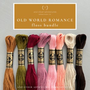 Old World Romance Embroidery Floss Bundle - 8 Curated DMC Thread Colors ...