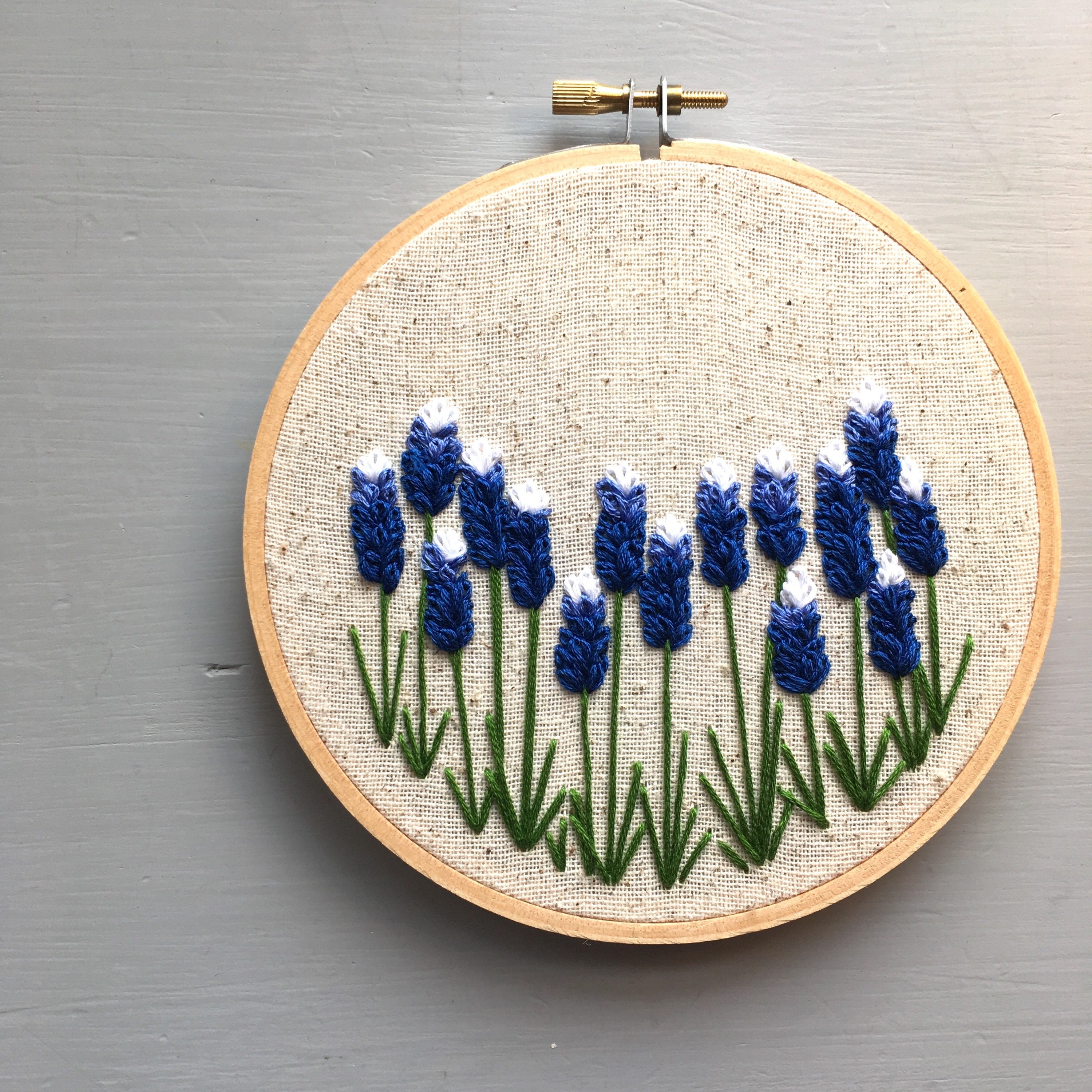 Texas Bluebonnets Hand Embroidery Pattern by and Other - Etsy