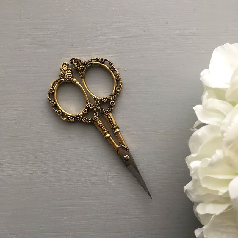 Gold Scissors - Etsy