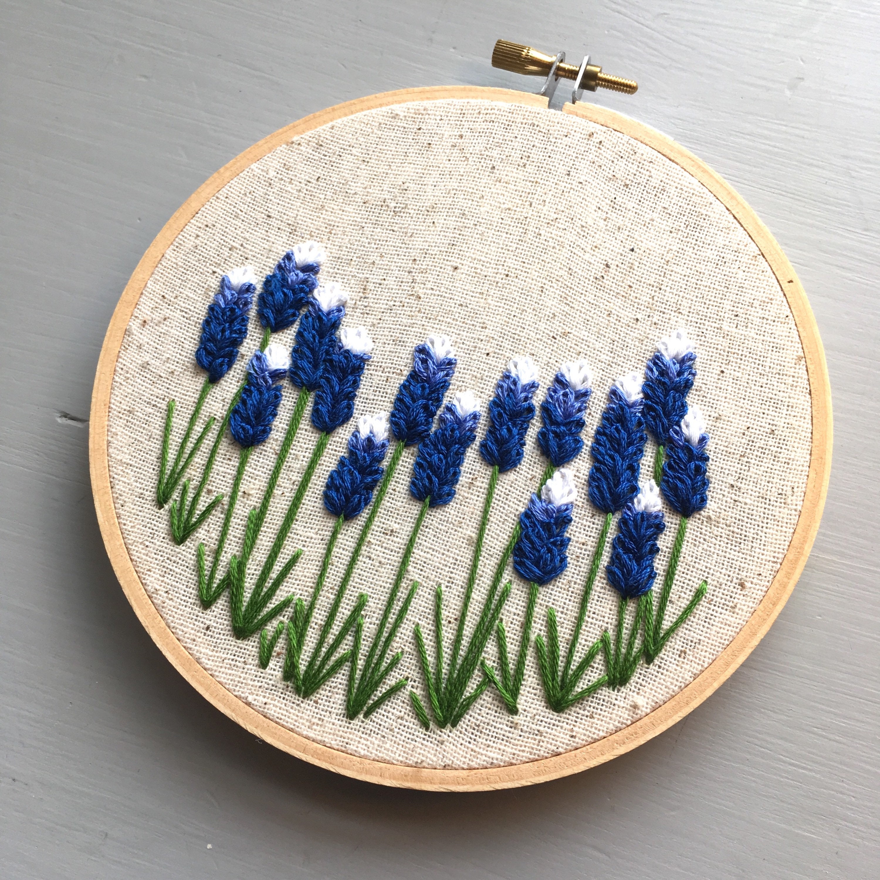 Texas Bluebonnets Hand Embroidery Pattern by and Other - Etsy