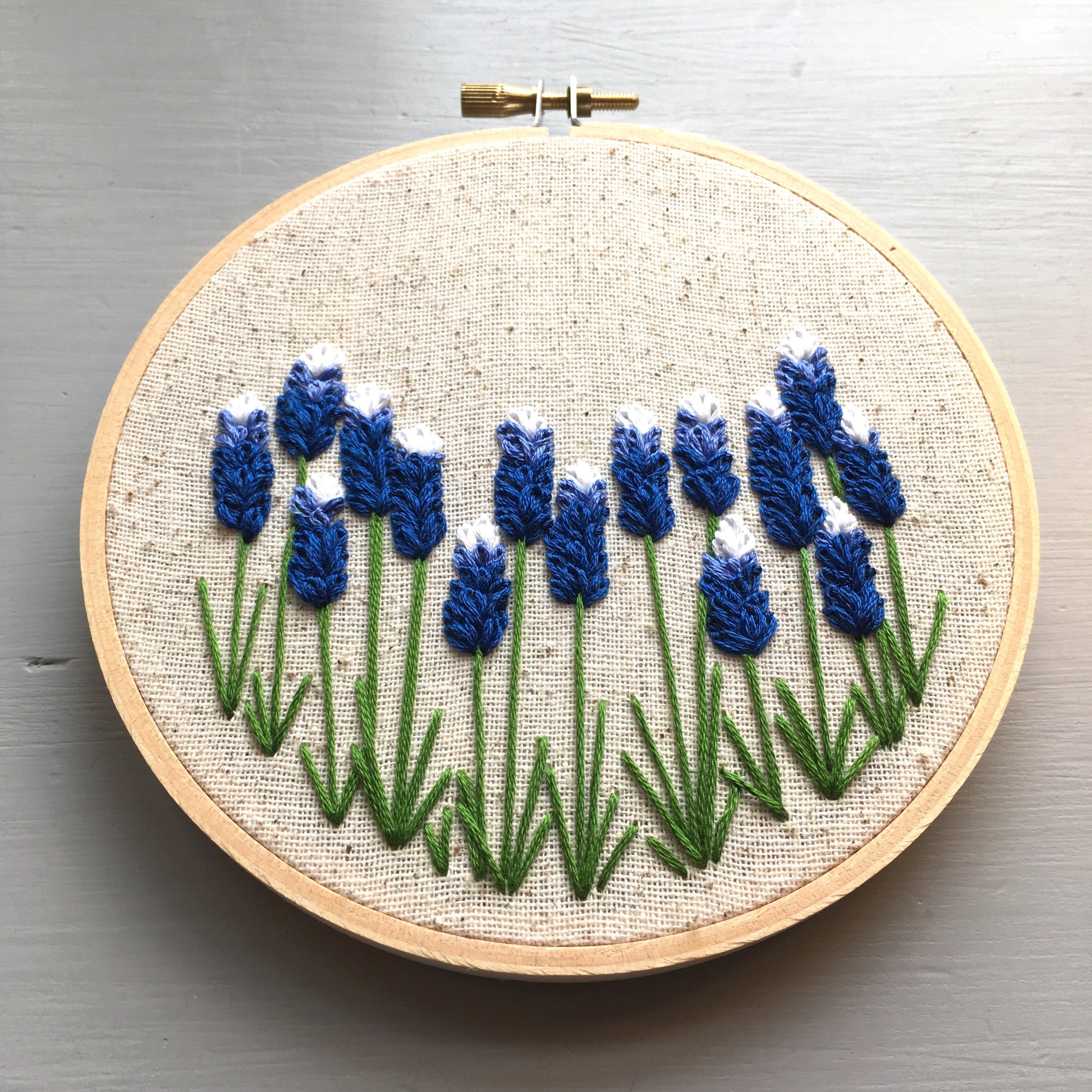 Texas Bluebonnets Hand Embroidery Pattern by and Other - Etsy