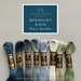 LAVENDER HAZE Embroidery Floss Bundle - 8 Curated DMC Thread Colors ...