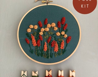 Hand Embroidery Kit - Etsy
