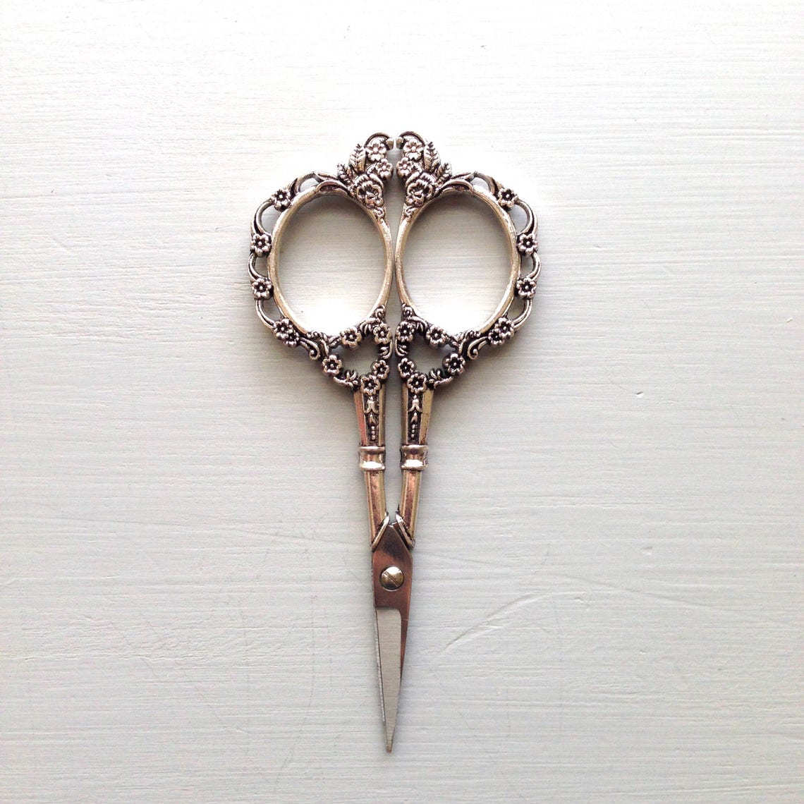 Silver Embroidery Scissors Sewing Gift Vintage Antique - Etsy