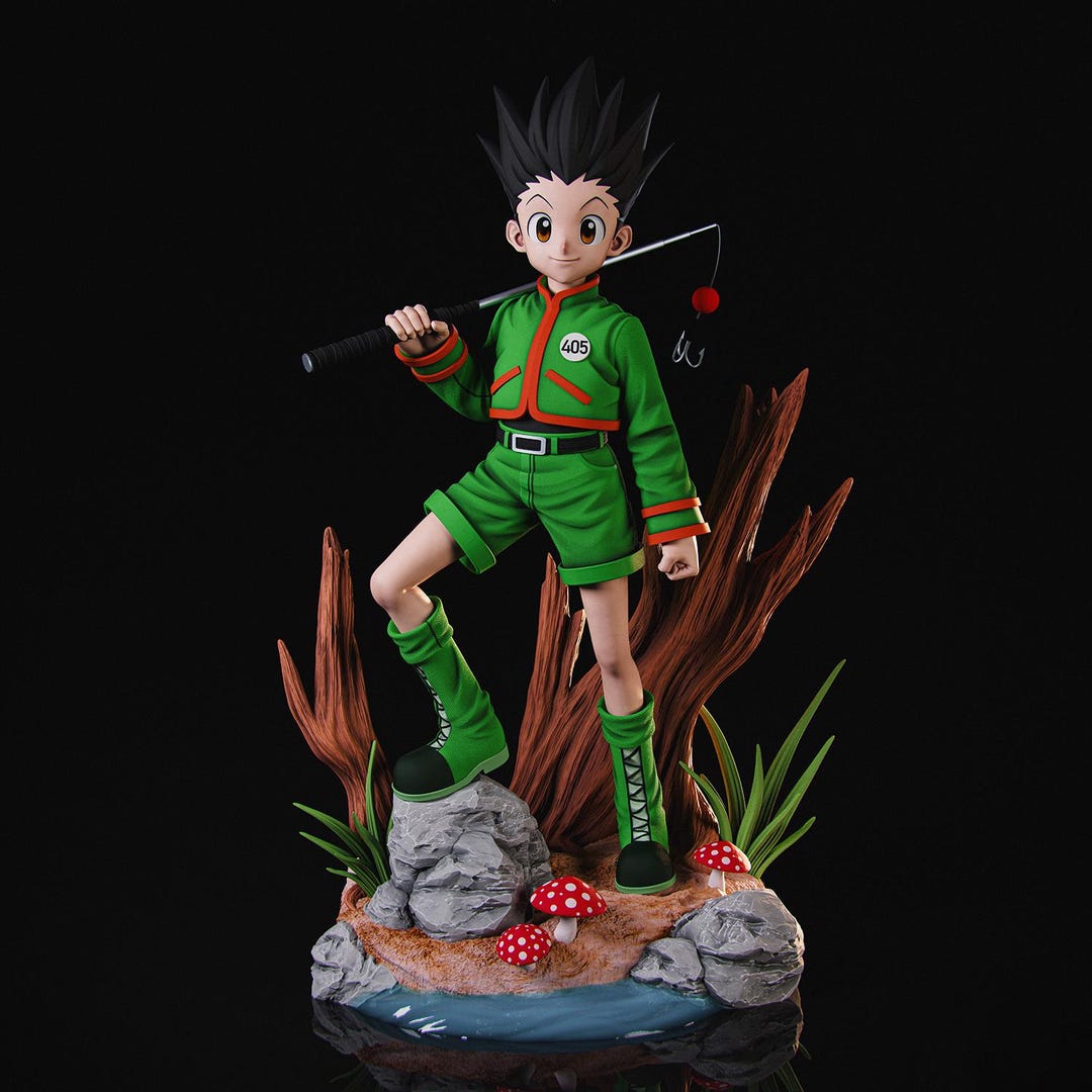 Gon Freecss STL Statue | Hunter X Hunter Collectible | 3D Print File ...