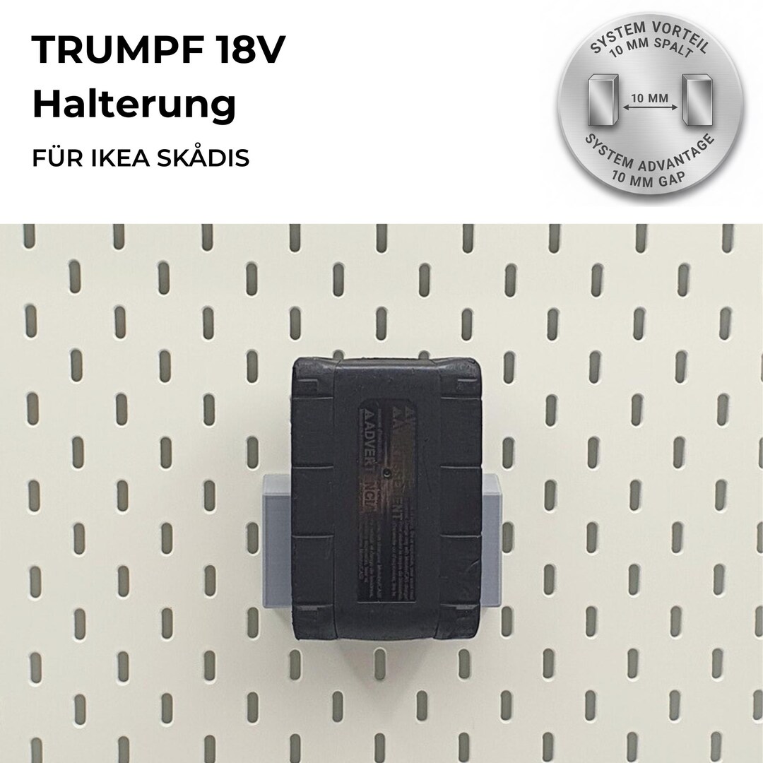 CAS Battery Holder | IKEA Skadis Adapter | Cordless Alliance System ...