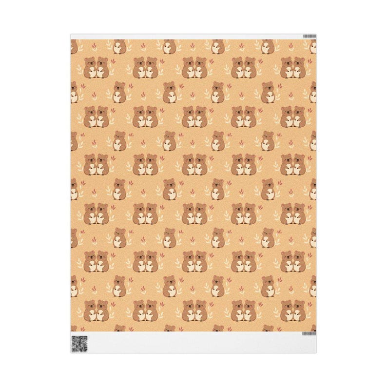 Cute Quokka Wrapping Paper, Kawaii Animal Print, Happy Marsupial Gift ...