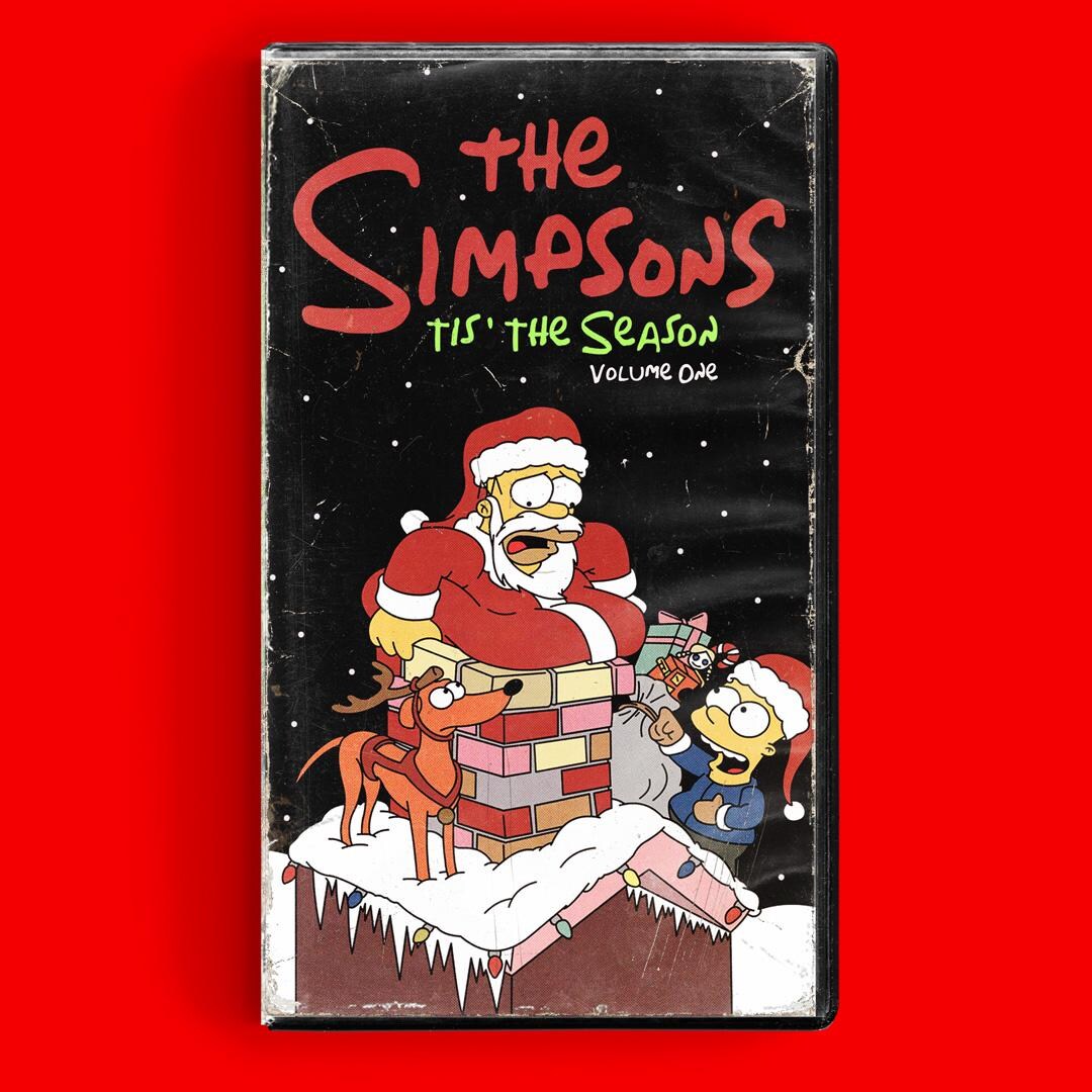 The Simpsons Tis' the Season Vol.1 Custom VHS Artifacts Christmas - Etsy