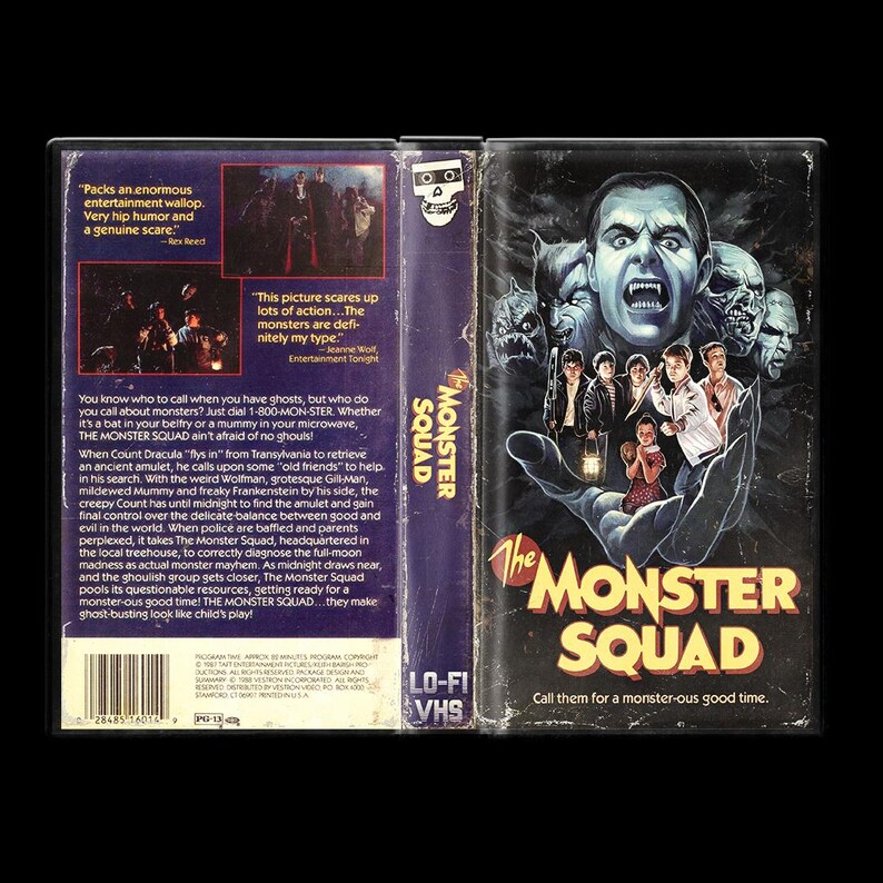 The Monster Squad Custom VHS Artifacts Horror - Etsy