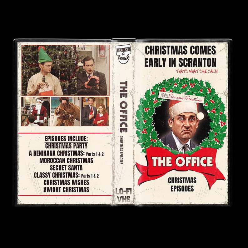 The Office Christmas Episodes Custom VHS Artifacts - Etsy