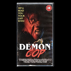 Demon Cop Custom VHS Artifacts Horror - Etsy